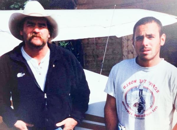 Marty Raney along with eldest son Miles Raney | Thecelebsinfo