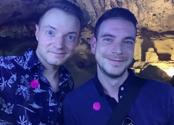 Adam Berry along with his partner Ben Griessmeyer | Thecelebsinfo